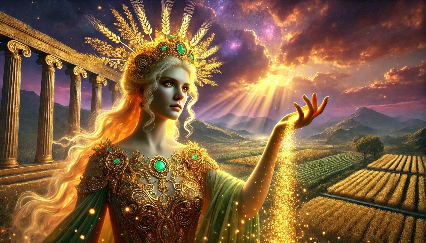 Demeter: Greek Goddess Of Harvest, Agriculture, And Fertility