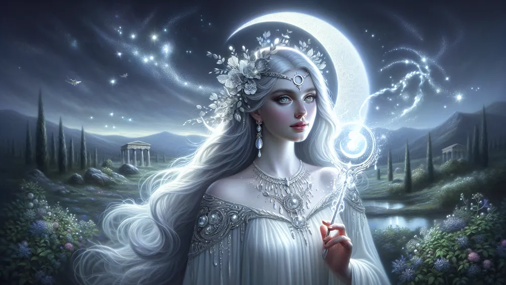 Selene Greek Titan Goddess Of The Moon And Her Mythology